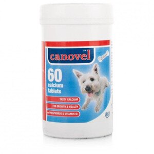 Canovel Calcium Tablets for Dogs & Cats. Cheap Prices | PetShop.co.uk