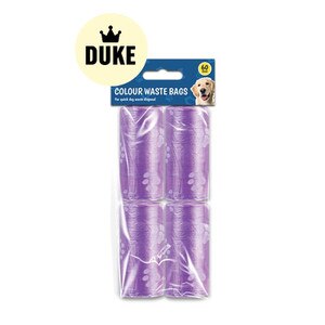 DUKE Dog Poo Bags - 60 Pack