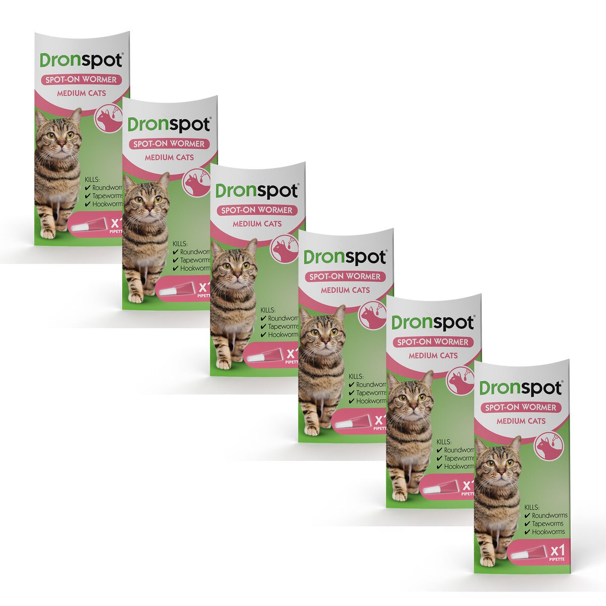 Dronspot Wormer Bundle Medium 6 Pk Next Day Delivery by 7pm