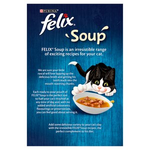 Felix Soup Fish Selection Wet Cat 6x48g |Petshop.co.uk