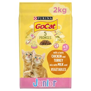 GoCat Kitten Chicken/Turkey/Milk 2kg |Save at Petshop.co.uk