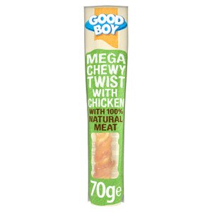 Good Boy Mega Chewy Twist Chicken 70g |Save at Petshop.co.uk