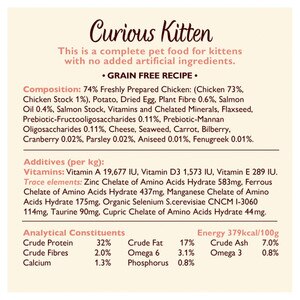 Lily's Kitchen Chicken & White Fish Kitten Dry Cat Food - 800g