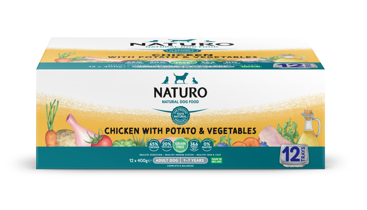 Naturo Grain Free Chicken 12x400g Next Day Delivery by 7pm